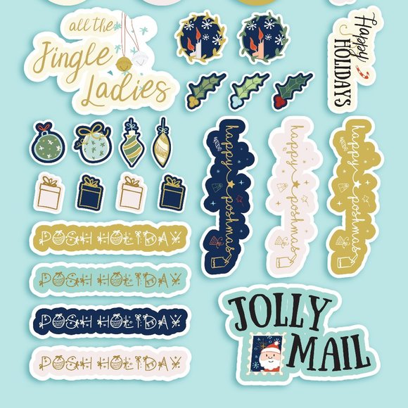 ADOSEOFDETAIL | Office | 27 Full Holiday 2020 Collection Stickers Matte ...